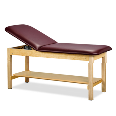 Clinton Classic 500 Series Treatment Table with Shelf - CardiacDirect