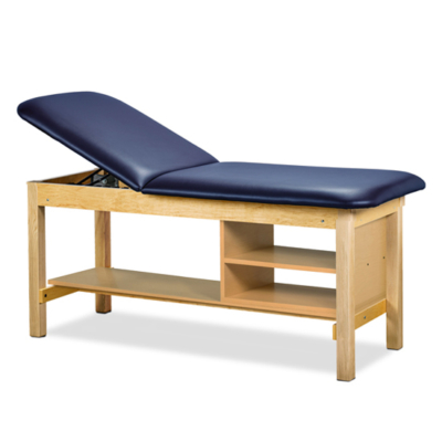 Clinton Classic 500 Series Treatment Table with Shelving - CardiacDirect