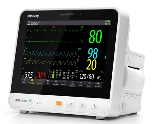 Mindray ePM 10Vet Veterinary Patient Monitor - CardiacDirect