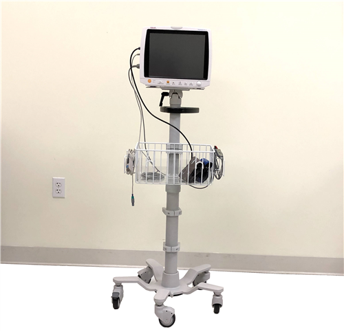 Schiller SG Rolling Stand with Basket for Cardiovit FT-1 without Rubber ...