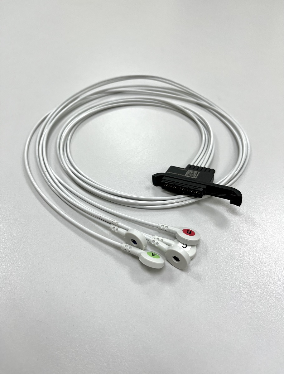 Schiller 5-wire patient cable push-button 82cm for medilogAR ...