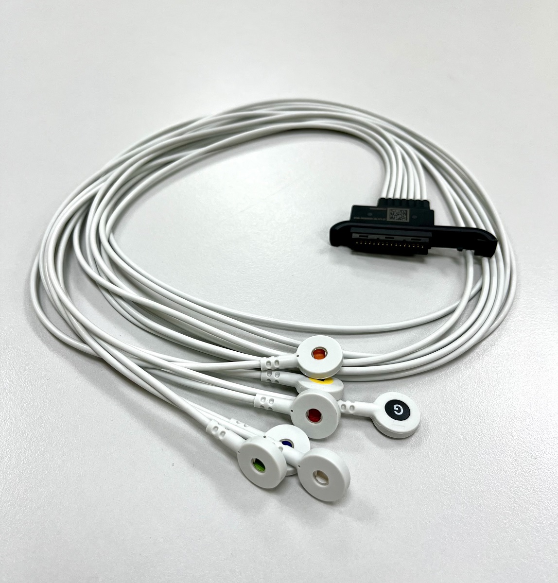 Schiller 7-wire patient cable push-button 82cm for medilogAR ...