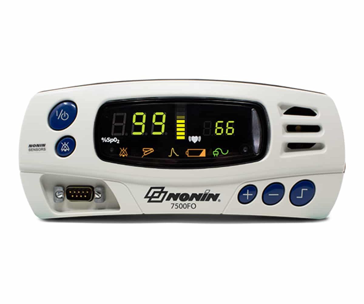 Nonin Model 7500FO Fiber Optic Pulse Oximeter - CardiacDirect