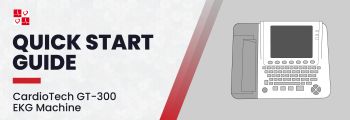 CardioTech GT-300 EKG Machine Quick Setup Guide - CardiacDirect