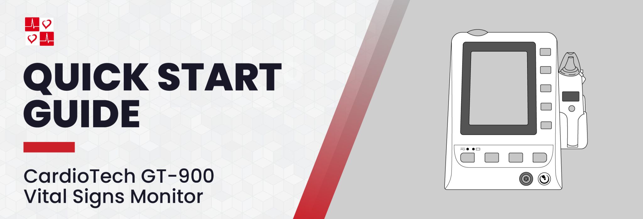 CardioTech GT-900 Vital Signs Monitor Quick Setup Guide - CardiacDirect