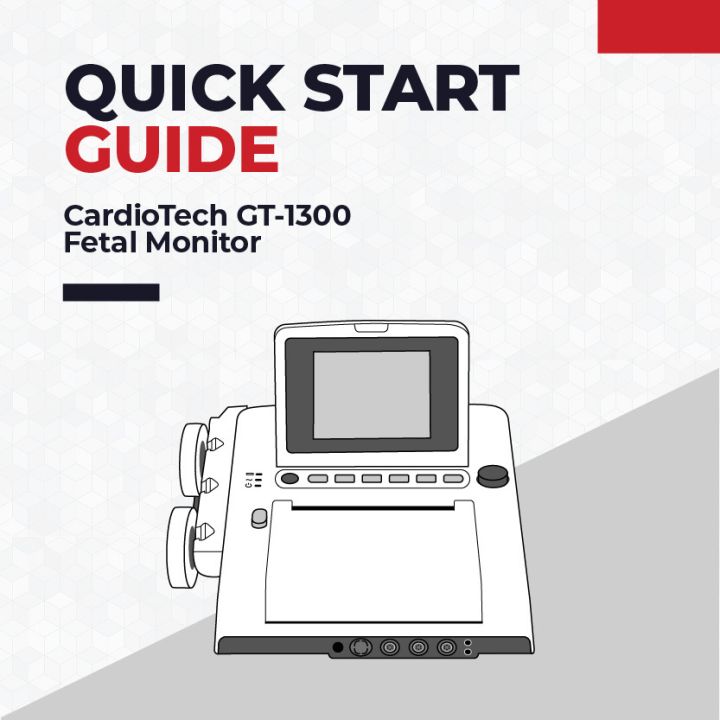 CardioTech GT-1300 Quick Setup Guide - CardiacDirect