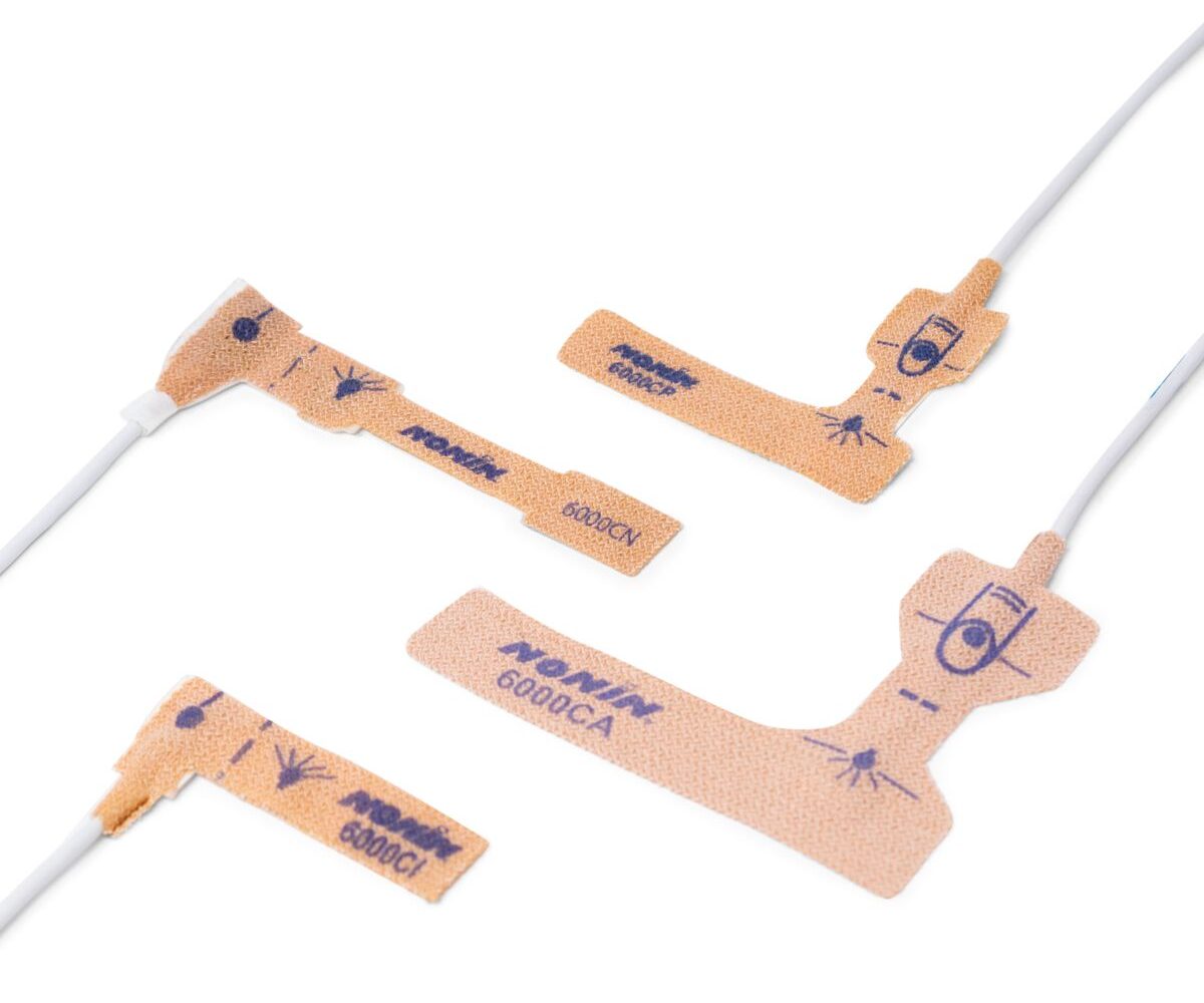 Nonin 6000C Disposable Cloth Pulse Oximetry Sensors - CardiacDirect