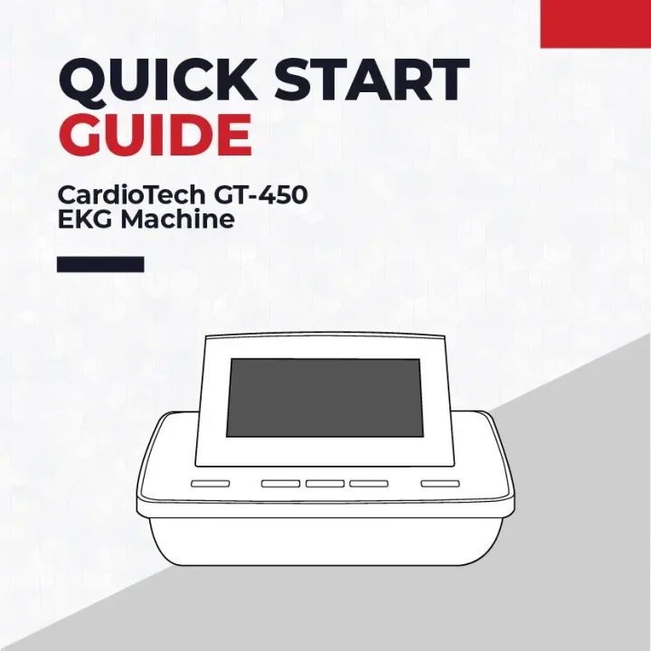 CardioTech GT-450 EKG Machine Quick Setup Guide - CardiacDirect