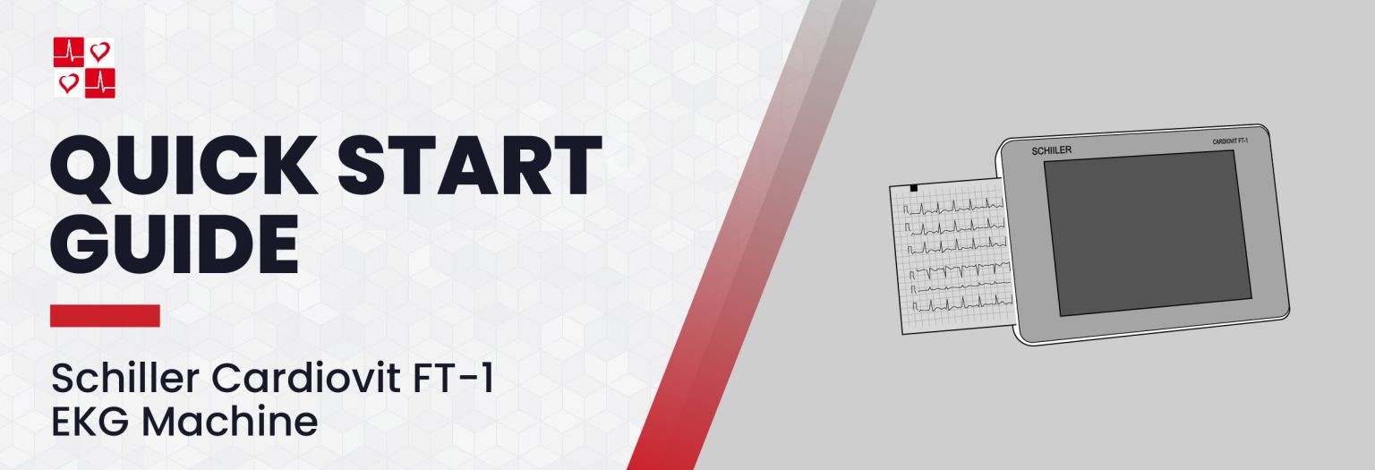 Schiller CARDIOVIT FT-1 EKG Machine Quick Setup Guide - CardiacDirect