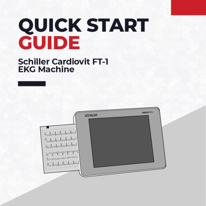 Schiller CARDIOVIT FT-1 EKG Machine Quick Setup Guide - CardiacDirect