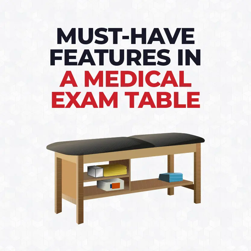 Must-Have Features in a Medical Exam Table - CardiacDirect