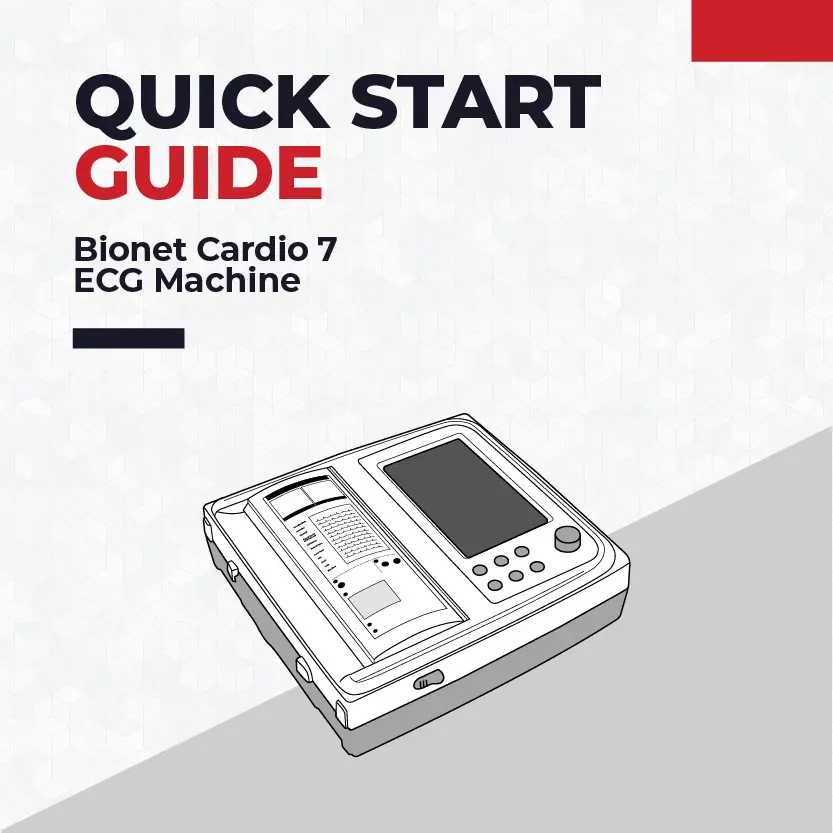 Bionet Cardio 7 ECG Machine Quick Setup Guide - CardiacDirect