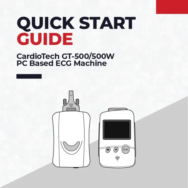 CardioTech GT-500/GT-500W EKG Machine Quick Setup Guide - CardiacDirect