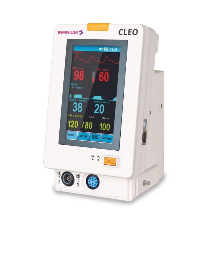 Cleo Compact EtCO2 Monitor with Vitals - CardiacDirect